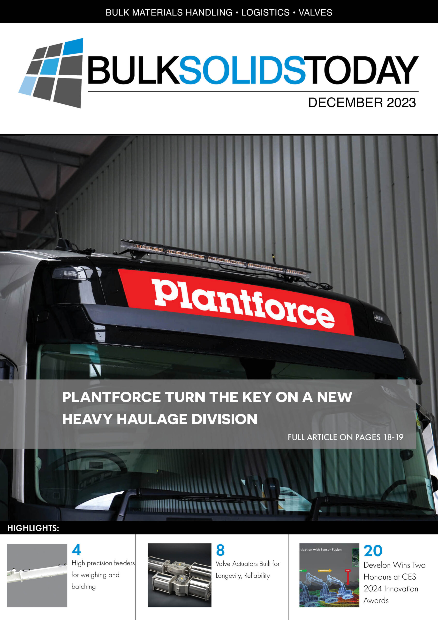 BST December 2023 cover – Bulk Solids Today